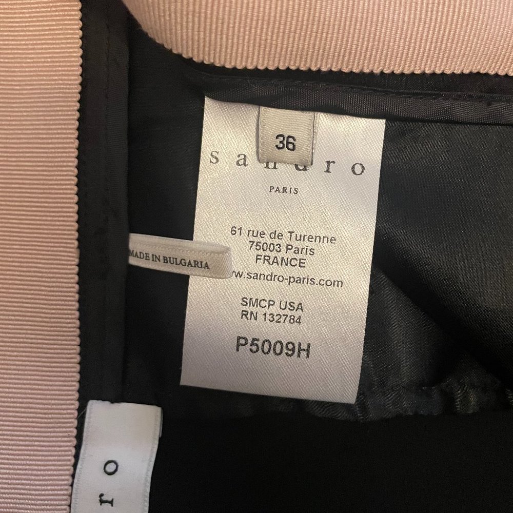 Sandro Paris - Pants W. Satin Racing Stripe/Inset - Gem